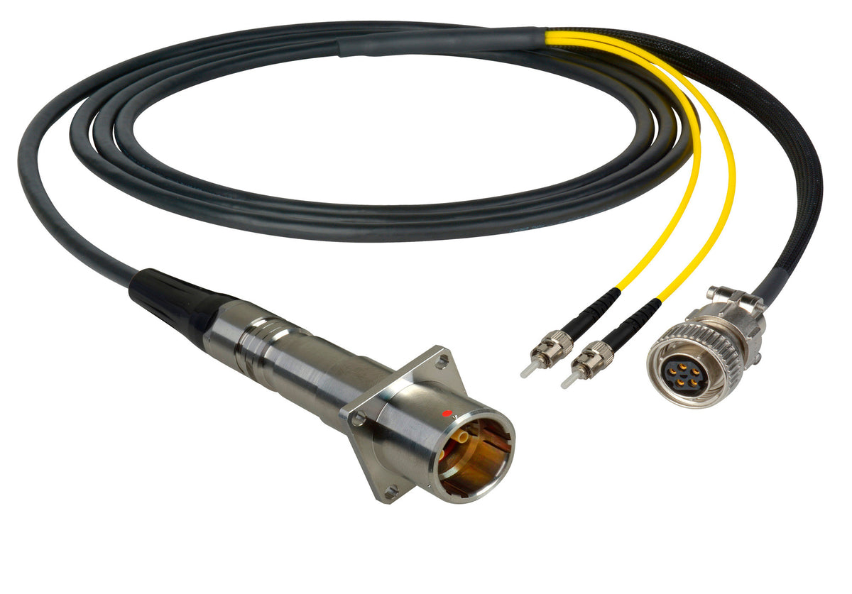 Buy Camplex LEMO PBW to Dual ST & 5-Pin Amp In-Line Fiber Breakout 15 ...