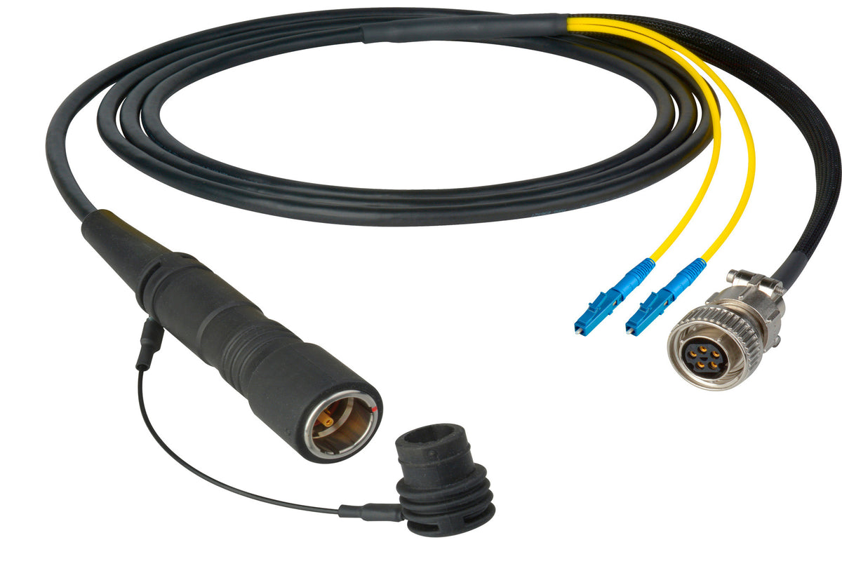 Buy Camplex LEMO PUW to Duplex LC & 5-Pin Amp In-Line Fiber Breakout 35 ...
