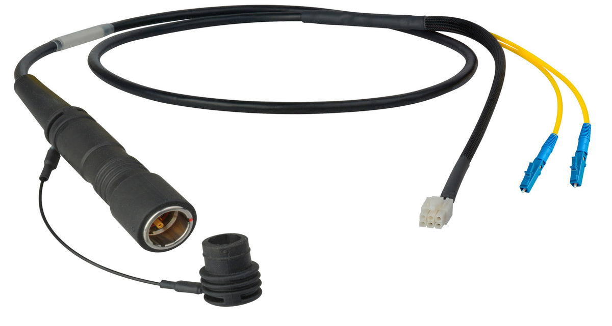 Buy Camplex LEMO PUW to Duplex LC & 6-Pin RG In-Line Fiber Breakout 50 ...