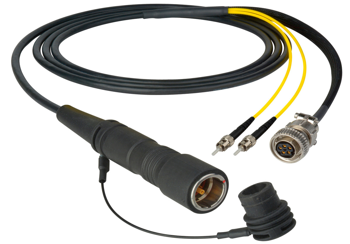 Buy Camplex LEMO PUW to Dual ST & 5-Pin Amp In-Line Fiber Breakout 15 ...