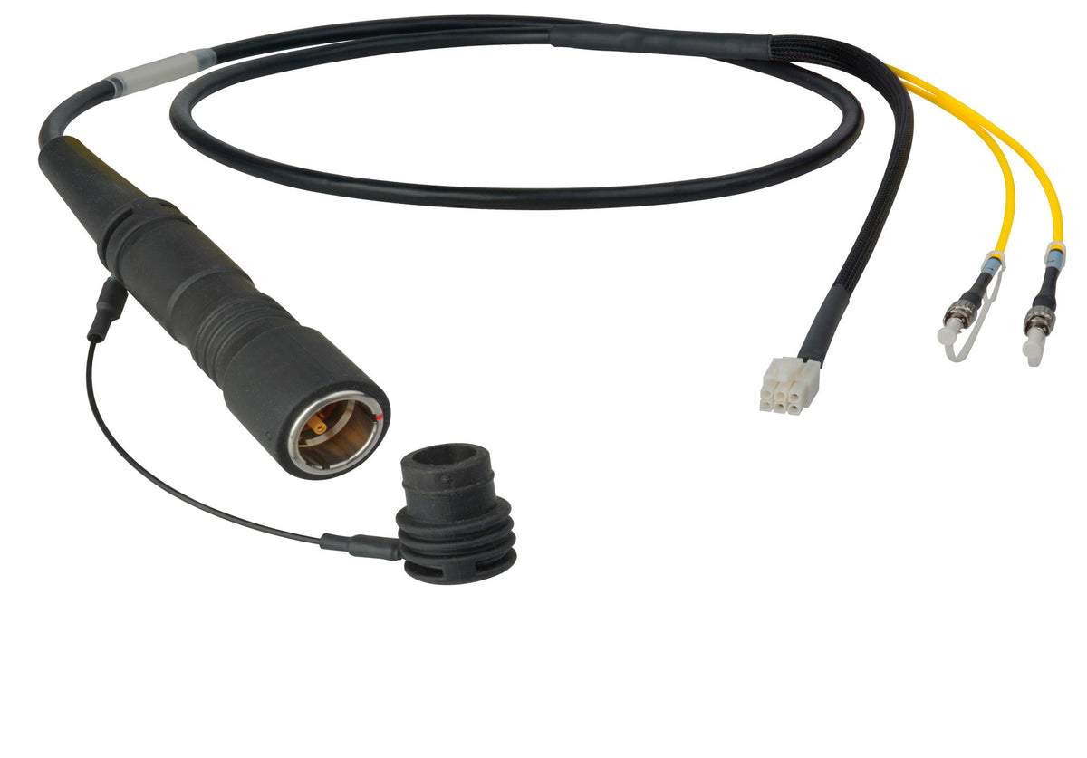 Buy Camplex LEMO PUW to Dual ST & 6-Pin RG In-Line Fiber Breakout 75 ...