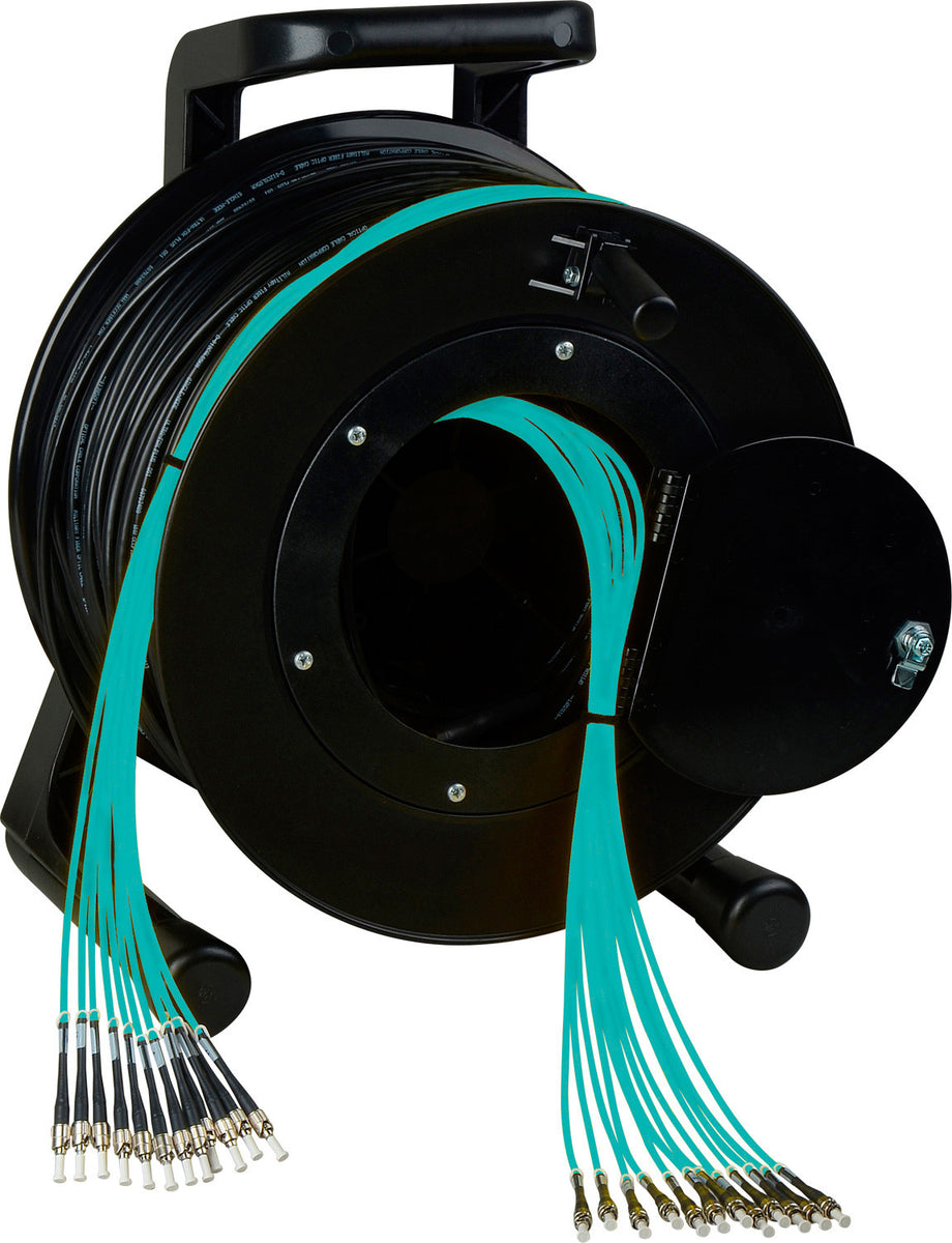 Buy Camplex 12-Channel ST Multi Mode OM3 Fiber Optic Tactical Reel ...