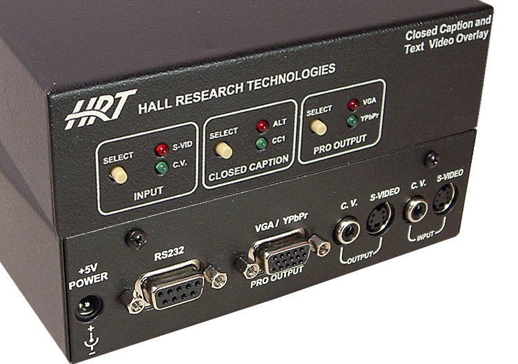 Buy Closed Caption Decoder/Text Video Overlay w Progressive Component ...