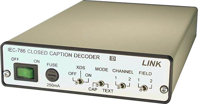 Buy Link Electronics IEC-786 Two Field Closed Caption Decoder IEC-786
