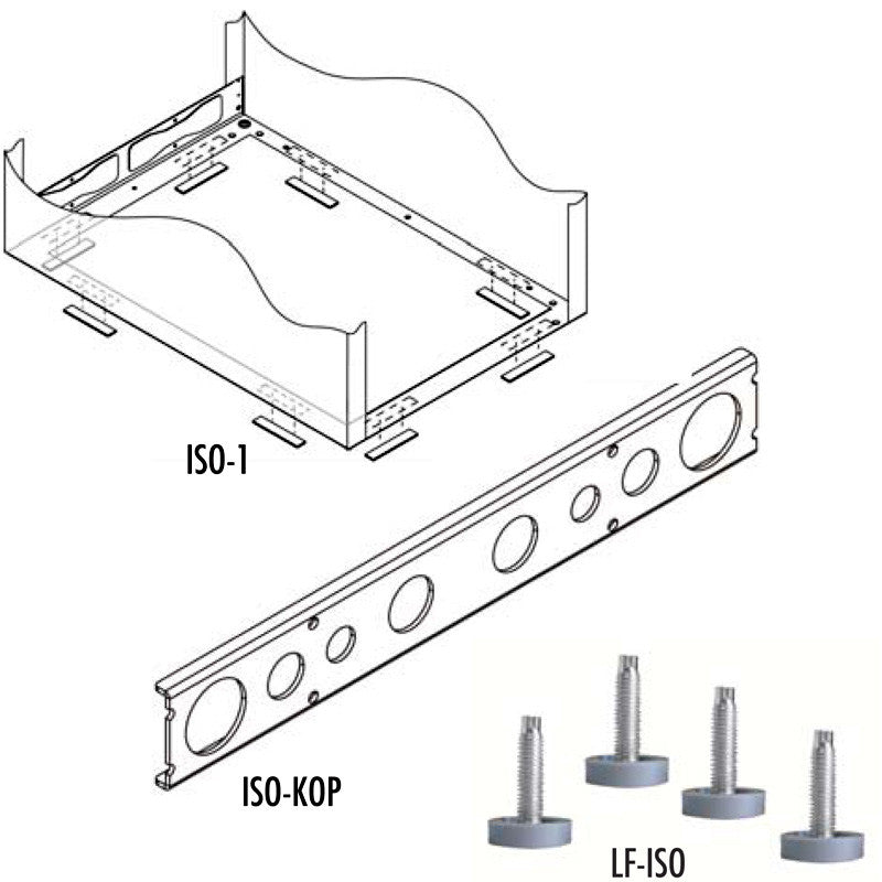 Buy Middle Atlantic Polycarb Rack Isolation Kit ISO1