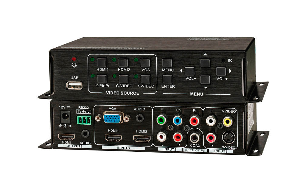 Buy KanexPro HDSC61D Input Presentation Switcher & Scaler with Multi ...