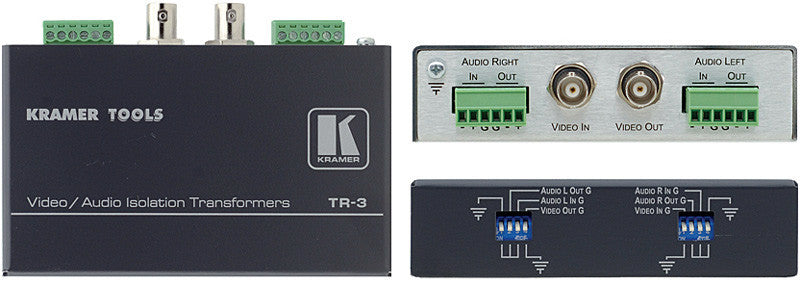 Buy Kramer TR-3 Composite Video Balanced Stereo Audio Iso-Transformer ...