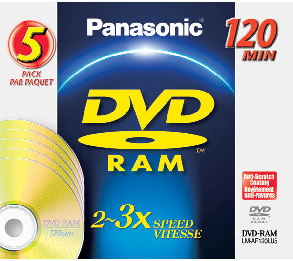 Buy Panasonic 4.7GB Rewritable DVD-RAM Disc with o Cartridge with Jewel ...