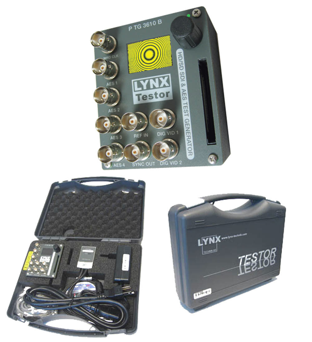 Buy LYNX Technik Testor - SDI Video and AES Audio Test Pattern ...