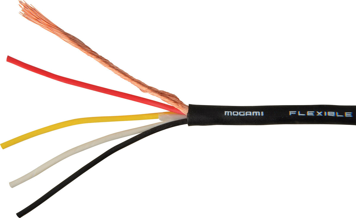 Buy Mogami W2929 4c. 28awg Mini SH Cable .106in O.D. - per foot - Black ...