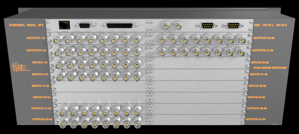 Buy Matrix Switch MSC-4HD1648 16x48 Modular 3G/HD/SD-SDI Video Router ...