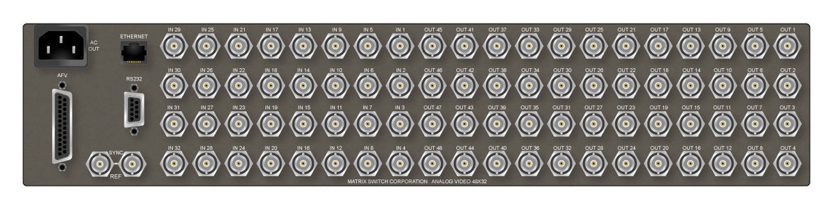 Buy Matrix Switch MSC-V3248 32x48 Analog Video Routing Switcher MSC-V3248