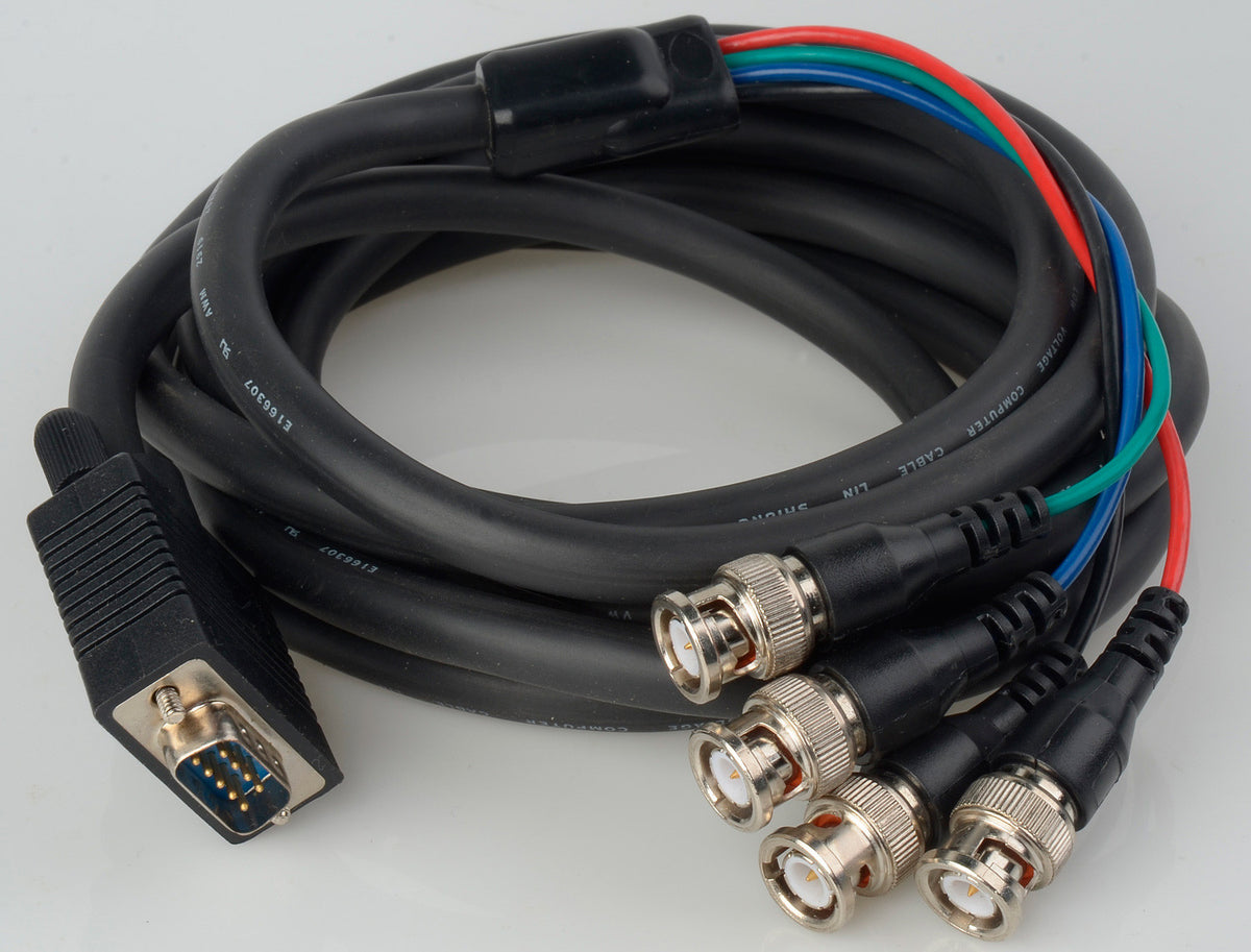 Buy DB9M to 4 BNC Double Shielded Cable 10FT MTCD-94A-10