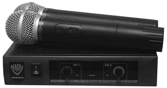 Buy Nady DKW-DUO Wireless Cardioid Dynamic Handheld Dual Receiver ...
