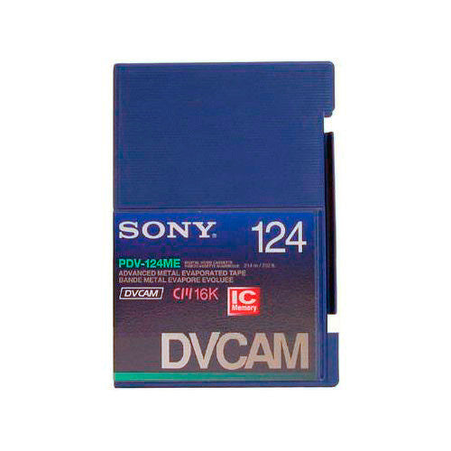 Buy Sony Large Metal DVCAM Tape with Chip 124 Minute PDV-124ME