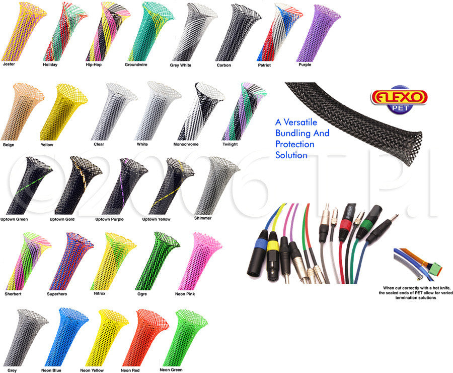 Buy Techflex Flexo PET 3/32"-1/4" Expandable Tubing 1000 Foot Roll ...