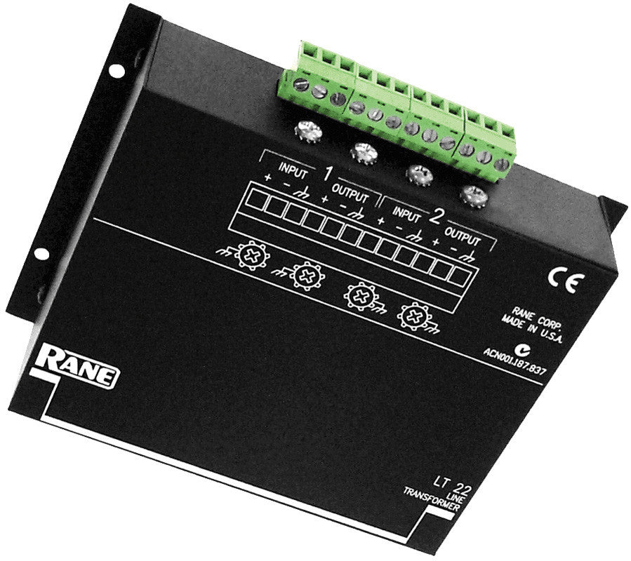 Buy Rane LT22 Desktop 2 Channel Line Transformer RNE-LT22
