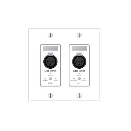 Buy Rane RAD3 Remote Audio Device -2 XLR Line Level Inputs - White RNE ...