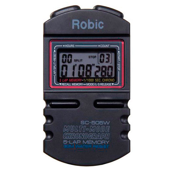 Buy Robic SC-505 Multi Mode Chronograph With NO BEEP - Black RO-SC505