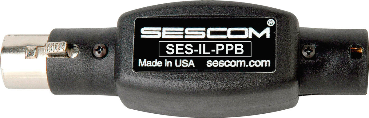 Buy Sescom SES-IL-PPB XLR Inline Phantom Power Blocker SES-IL-PPB