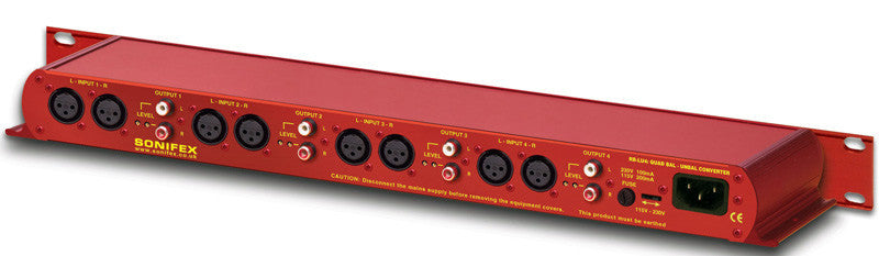 Buy Sonifex RB-LU4 Quad Stereo Balanced to Unbalanced Converter SON-RB-LU4