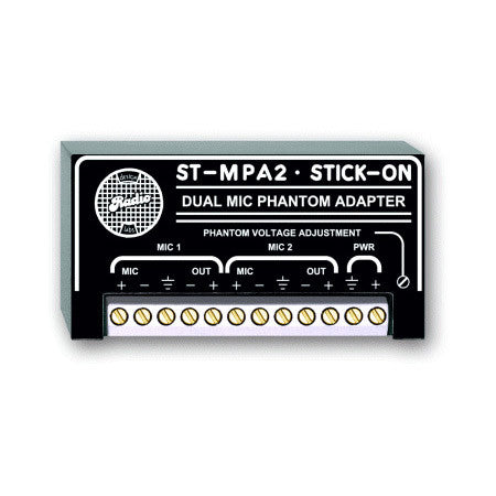 Buy RDL ST-MPA2 2-Channel Microphone Phantom Adapter ST-MPA2