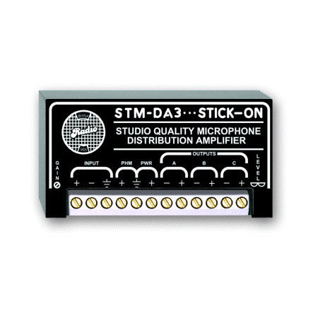 Buy RDL STM-DA3 Microphone Level 1x3 Distribution Amplifier STM-DA3