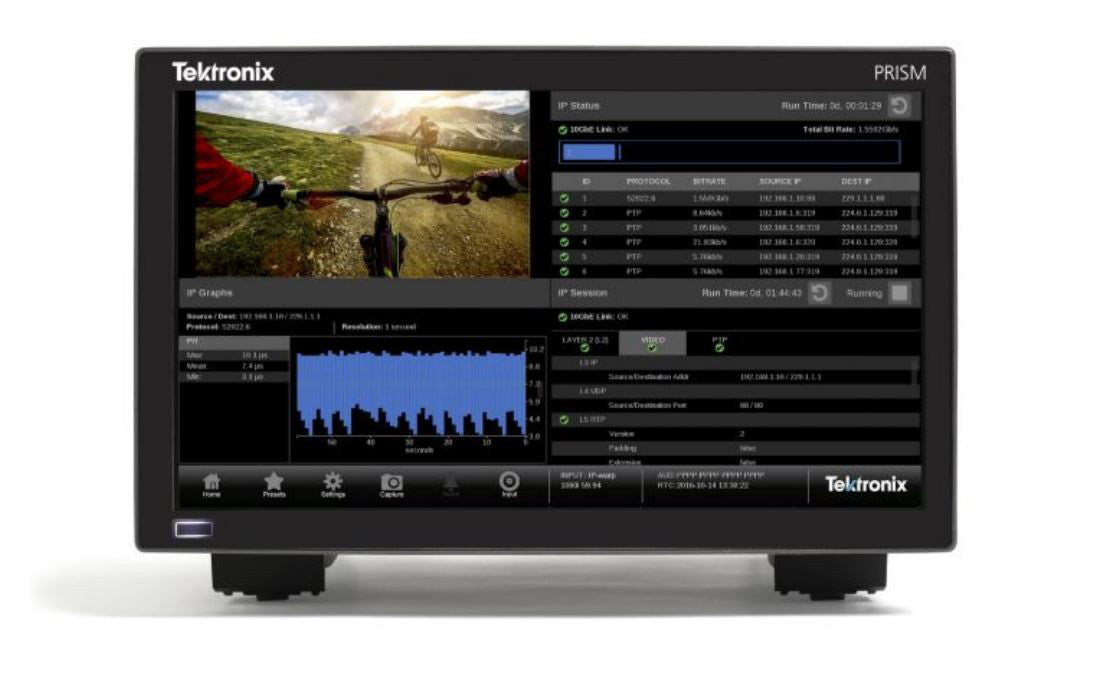Buy Tektronix IP-MEAS PRISM Hybrid IP/SDI Analysis Test Solution with ...