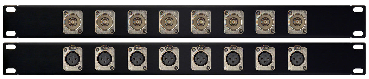 Buy Rack Mount Patchbay 8 Port BNC-XLR F-F TN-AESEBU8F