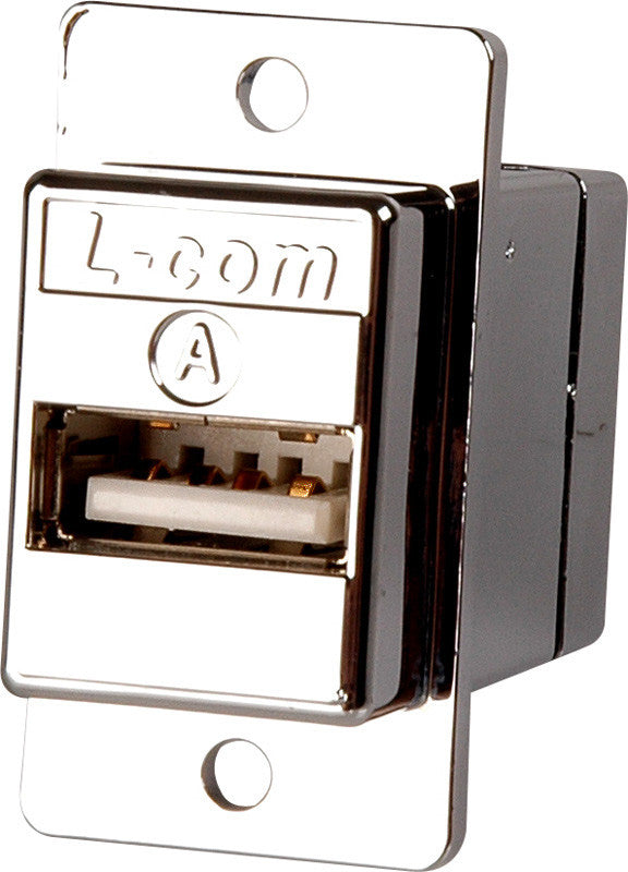 Buy Chassis Mnt USB A-B Coupler Black USB-ABBL-B