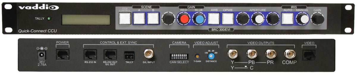 Buy Vaddio 998-6307-000 Quick-Connect CCU for EVI-HD1 Camera Control ...