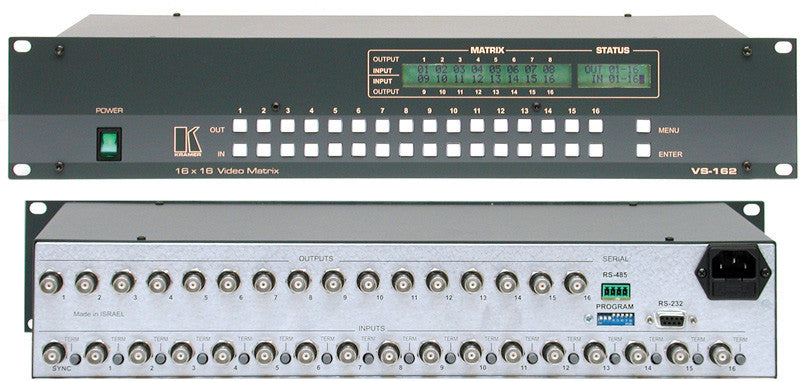 Buy Kramer VS-162V 16x16 Video Matrix Switcher VS-162