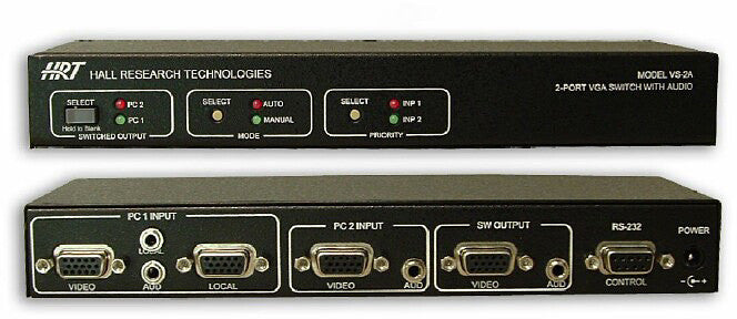 Buy HRT VS-2A-PRG 2-Port VGA Switch EDID Programmer w/ Audio and Serial ...