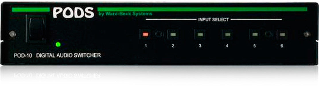 Buy Ward-Beck POD10/75 6x1 AES/EBU Digital Audio Switcher - 75 Ohm ...