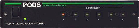 Buy Ward-Beck POD10/110 6x1 AES/EBU Digital Audio Switcher - 110 Ohm ...