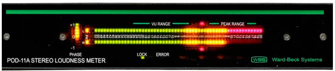 Buy Ward-Beck POD11A Digital Stereo Loudness Meter WARD-POD11A