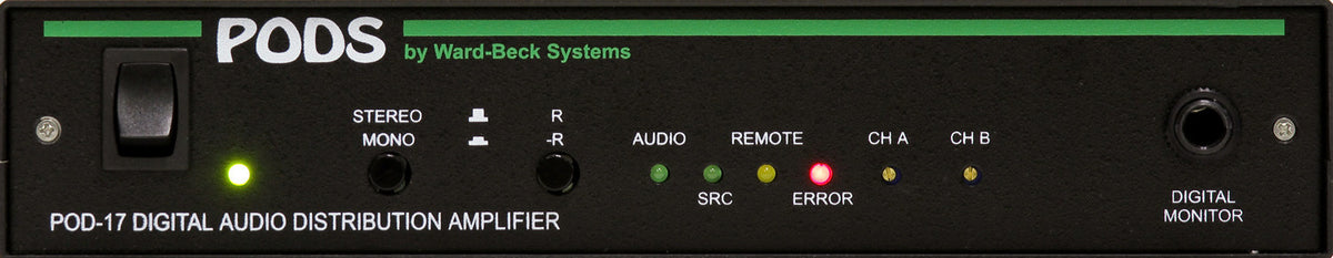 Buy Ward-Beck POD17 110 Ohm 1x6 AES/EBU Reclocking DA with Level & SRC ...