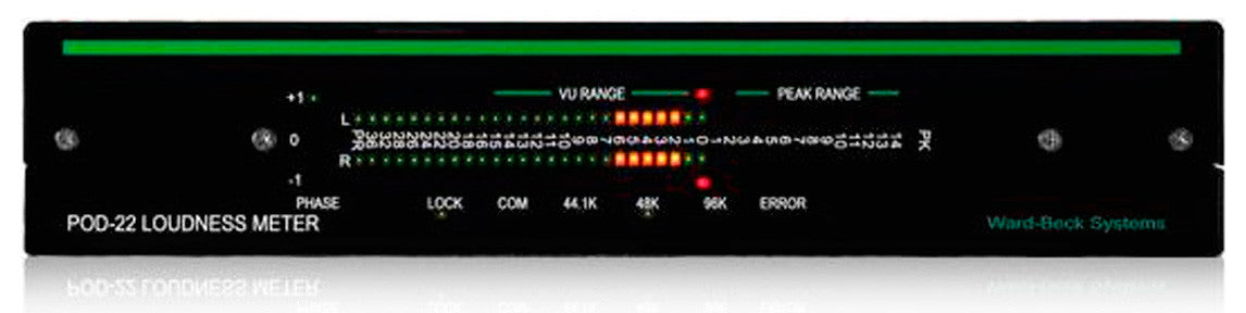 Buy Ward-Beck POD22 Stereo Loudness Meter - Digital & Analog Inputs ...