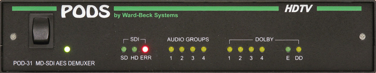 Buy Ward-Beck POD31 HD/SD-SDI/AES Demuxer WARD-POD31