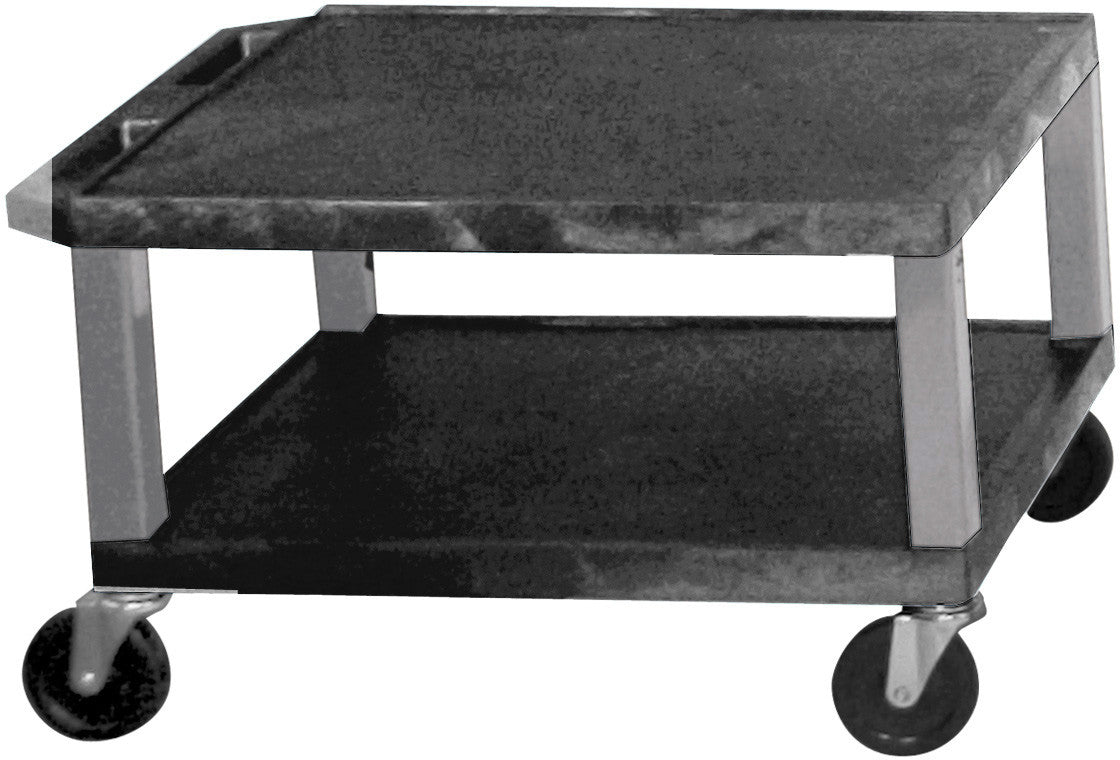 Buy H. Wilson Open Shelf Utility And Audio Visual Carts - (Putty ...