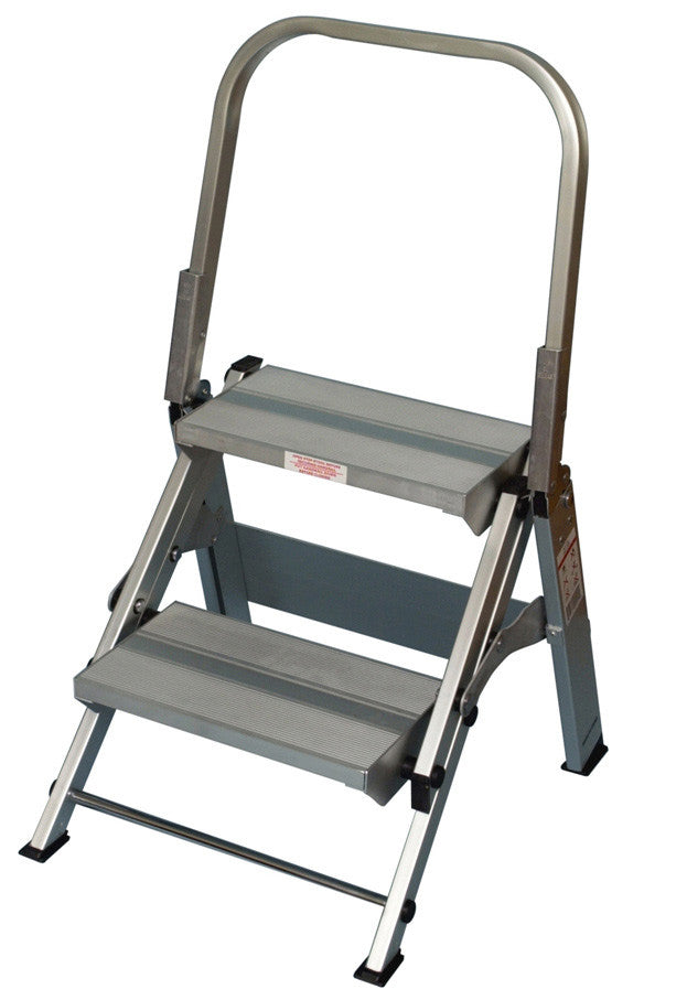 Buy Xtend & Climb WT2 2 Step Folding Safety Step Stool with Handrail ...